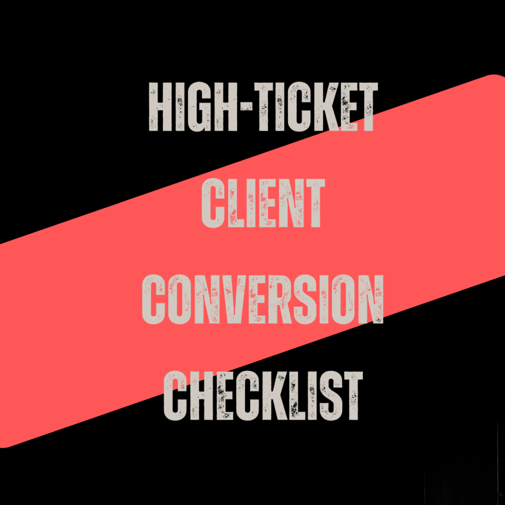 Convert High-Ticket Clients Cohort - The Success Vitamin - Global Sales ...